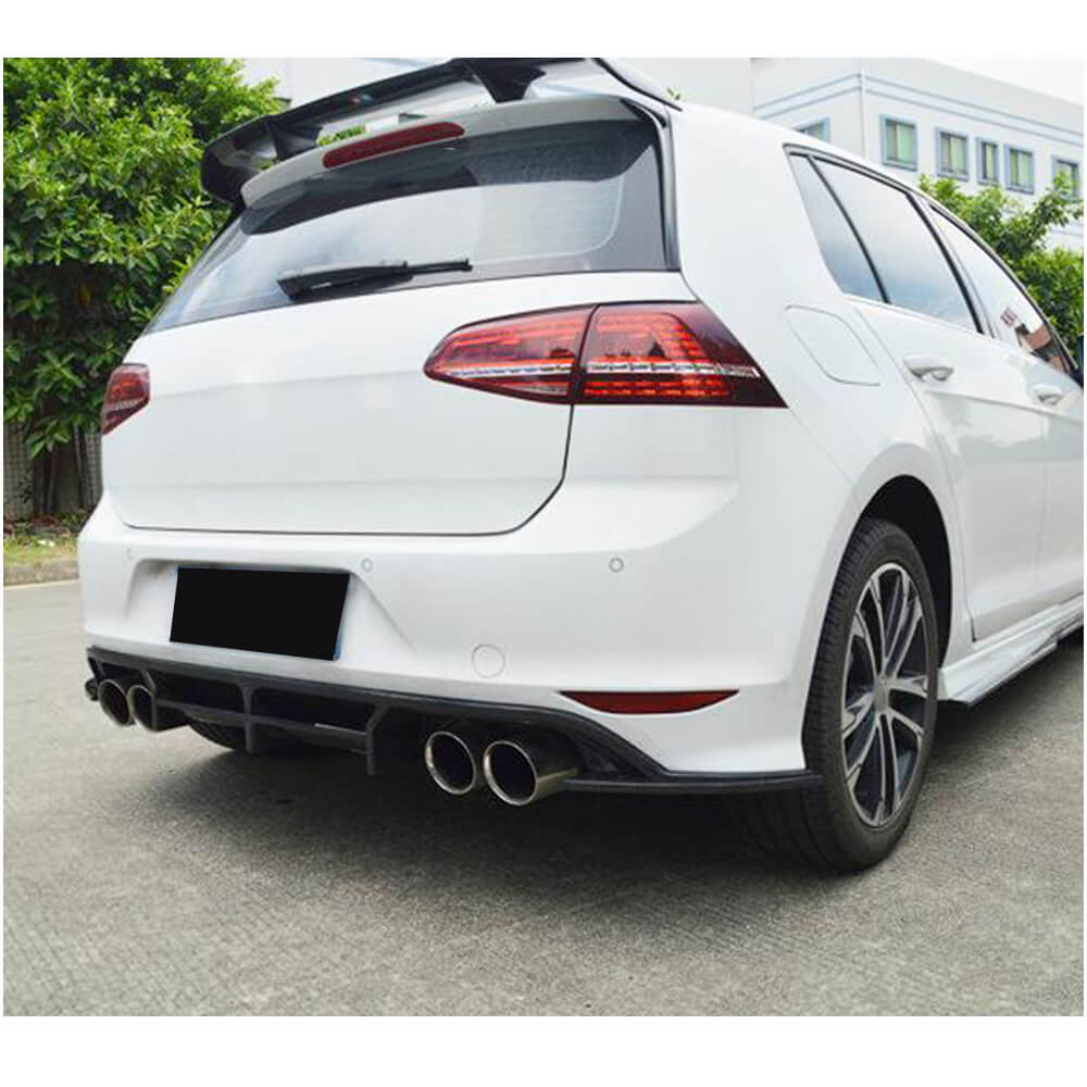 Get VW Golf 7 R Line Rear Bumper Diffuser | Carbon Fiber Parts for VW