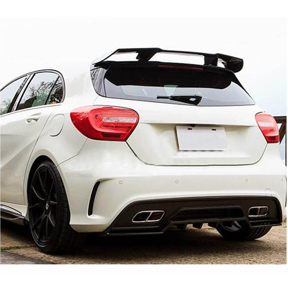 Mercedes Benz W176 Hatchback 13-18 Rear Roof Spoiler Carbon Fiber ...