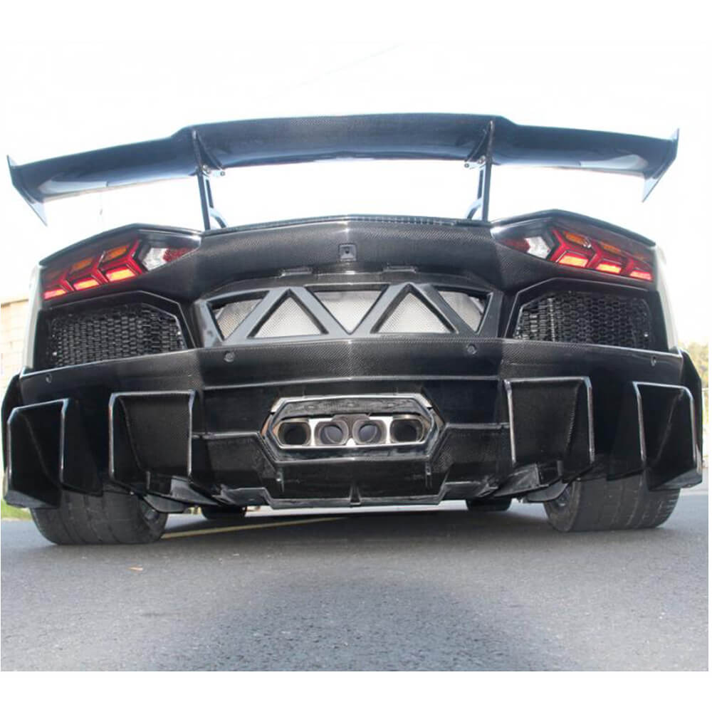 Lamborghini Aventador LP700-4 2011-2016 Rear Bumper Carbon Fiber ...