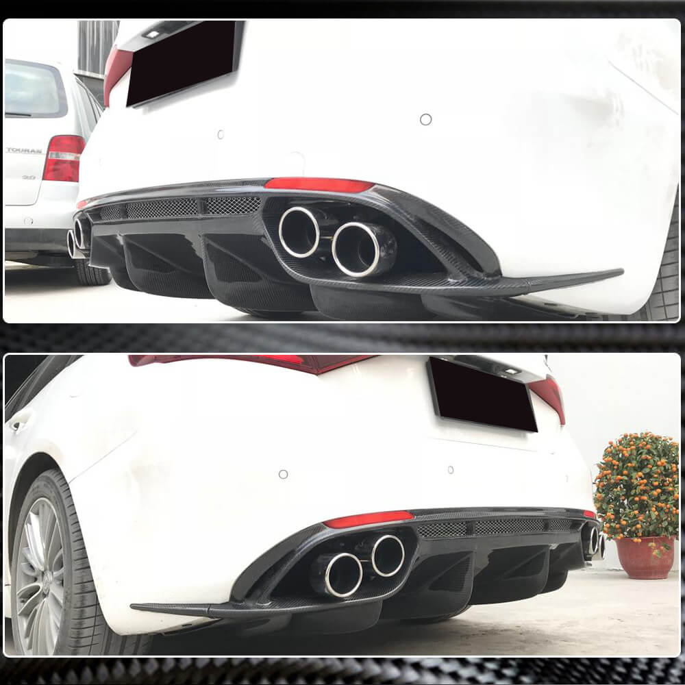 Alfa Romeo Giulia Carbon Fiber Rear Diffuser Lip | Exterior Accessories