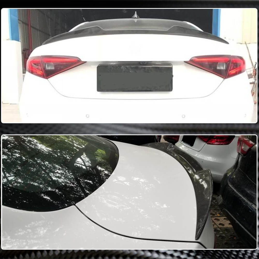 Alfa Romeo Giulia Carbon Fiber Trunk Boot Spoiler | Rear, Wing & Lip ...