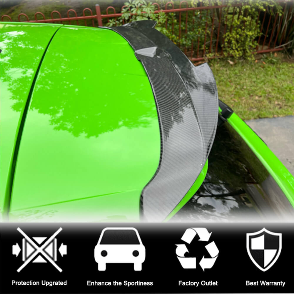 Audi A3 8Y Sline S3 RS3 Carbon Fiber Rear Roof Spoiler Window Wing Lip