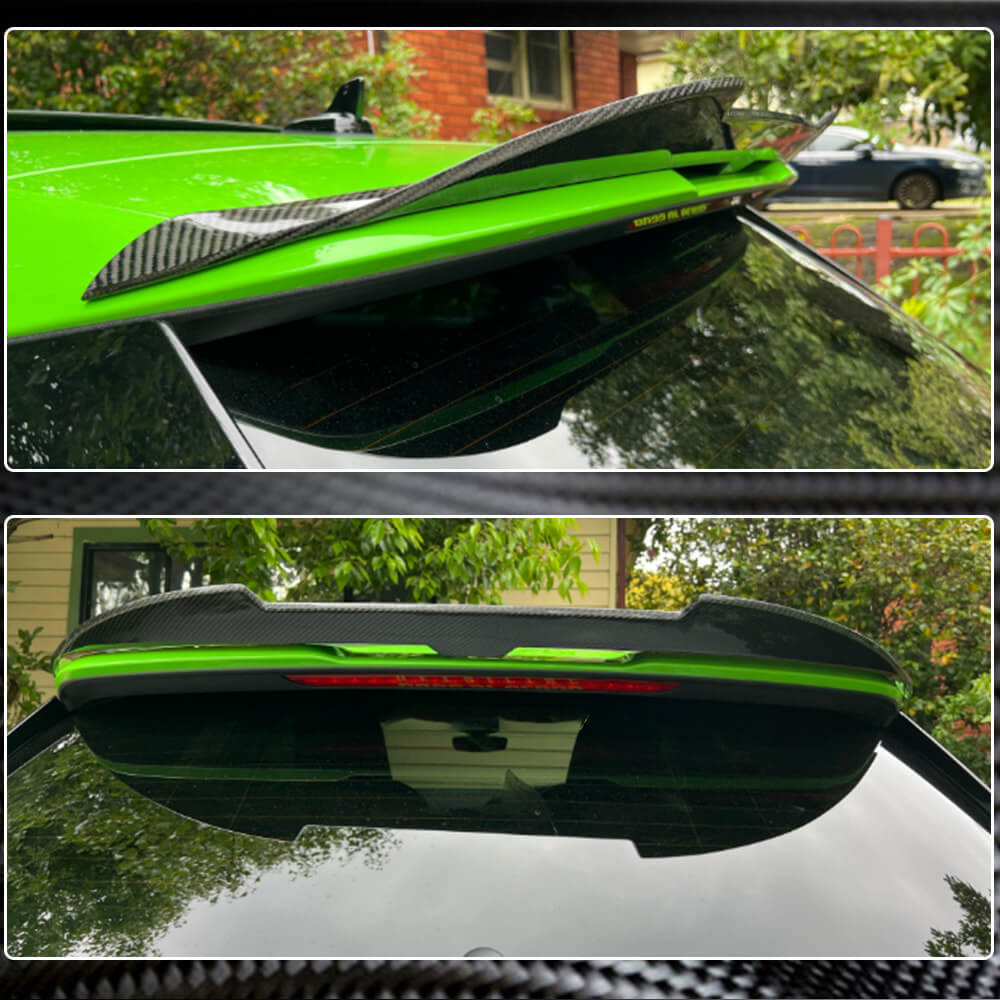 Audi A3 8Y Sline S3 RS3 Carbon Fiber Rear Roof Spoiler Window Wing Lip