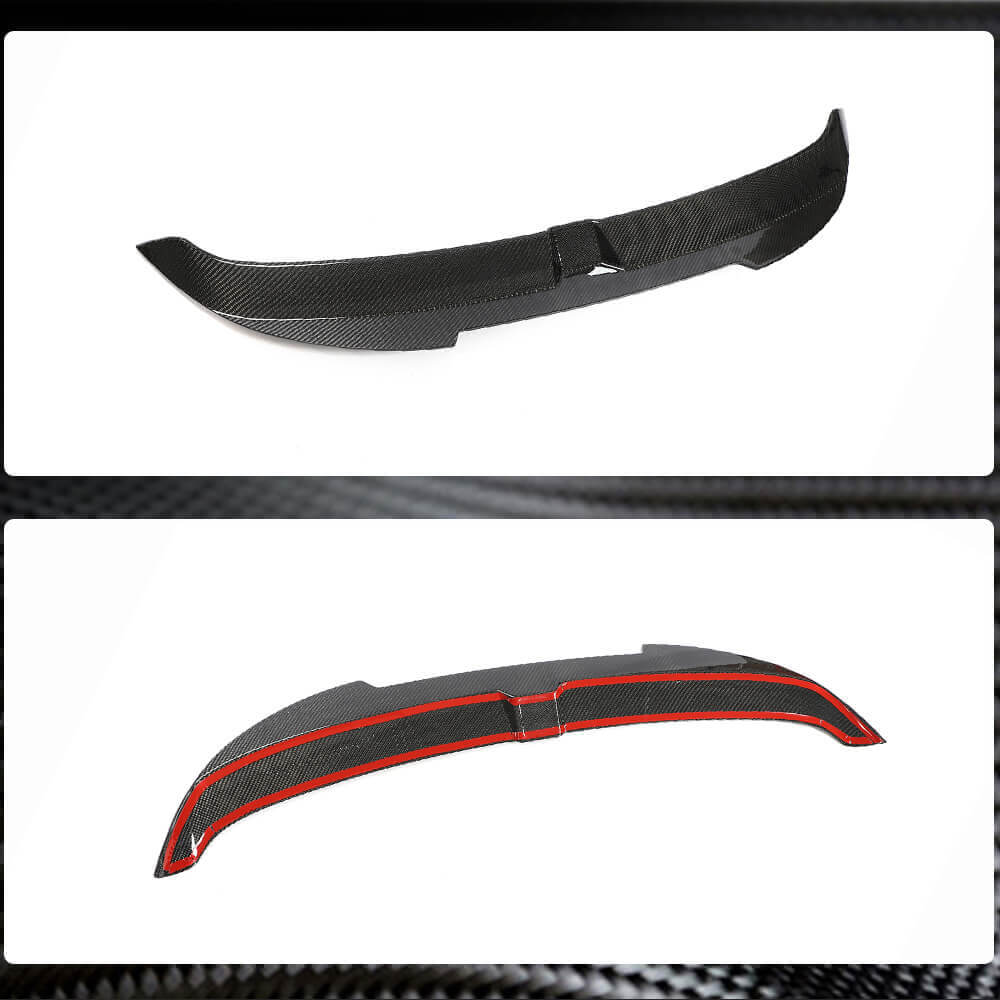 Audi A3 8Y Sline S3 RS3 Carbon Fiber Rear Roof Spoiler Window Wing Lip