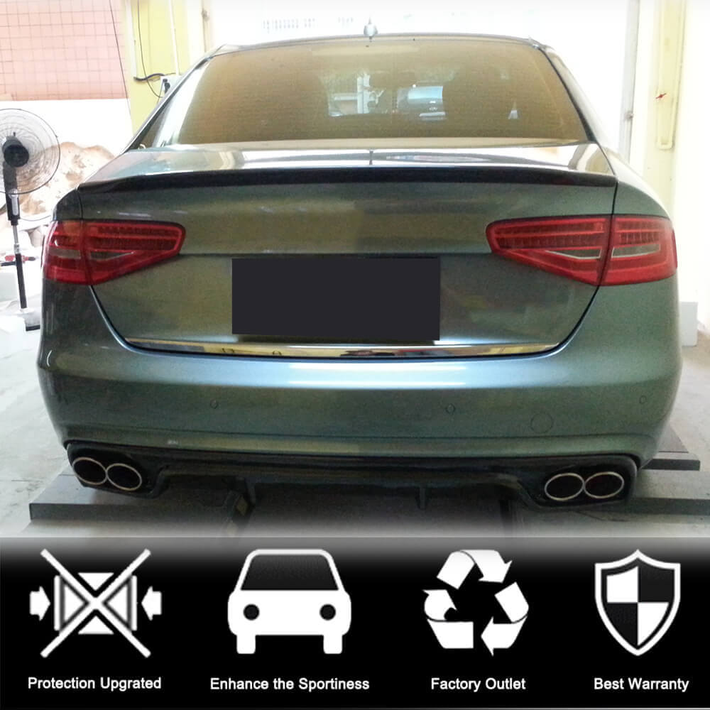 Audi A4 B8.5 Facelift Carbon Fiber Rear Bumper Diffuser | Exterior Mods