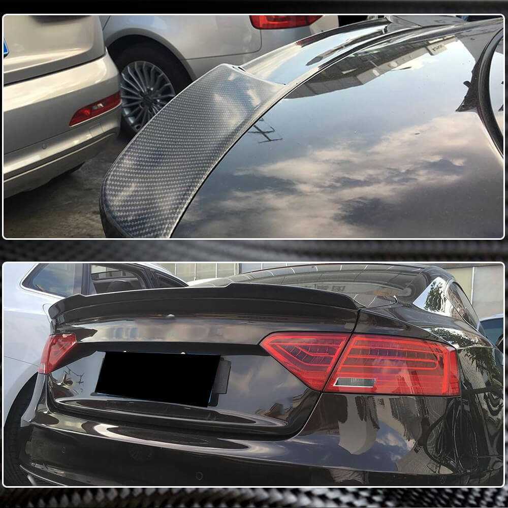 Audi A5 B8.5 Sline S5 Carbon Fiber Trunk Spoiler | Rear, Wing & Lip