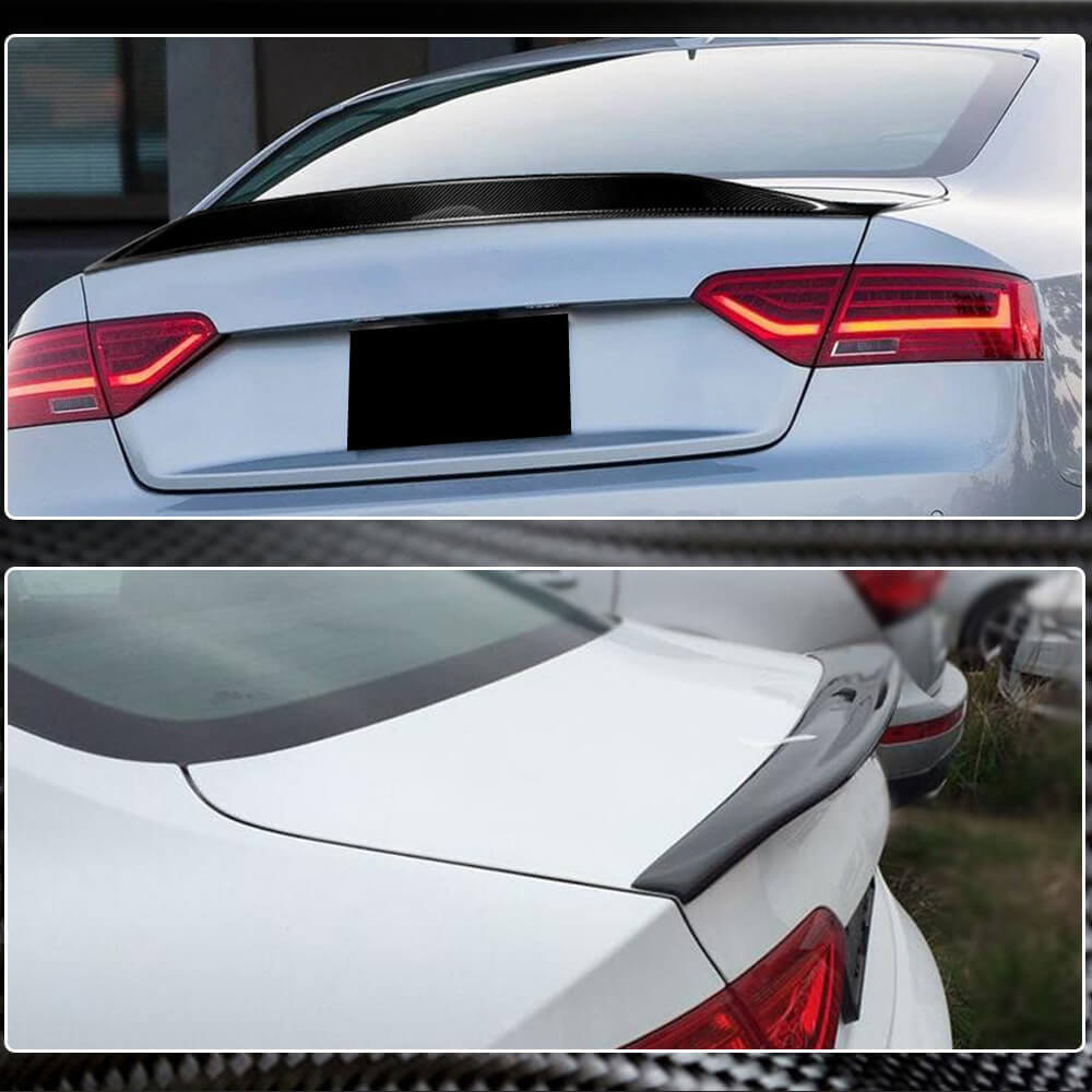 Audi A5 B8 B8.5 Carbon Fiber Trunk Boot Spoiler | Rear, Wing & Lip