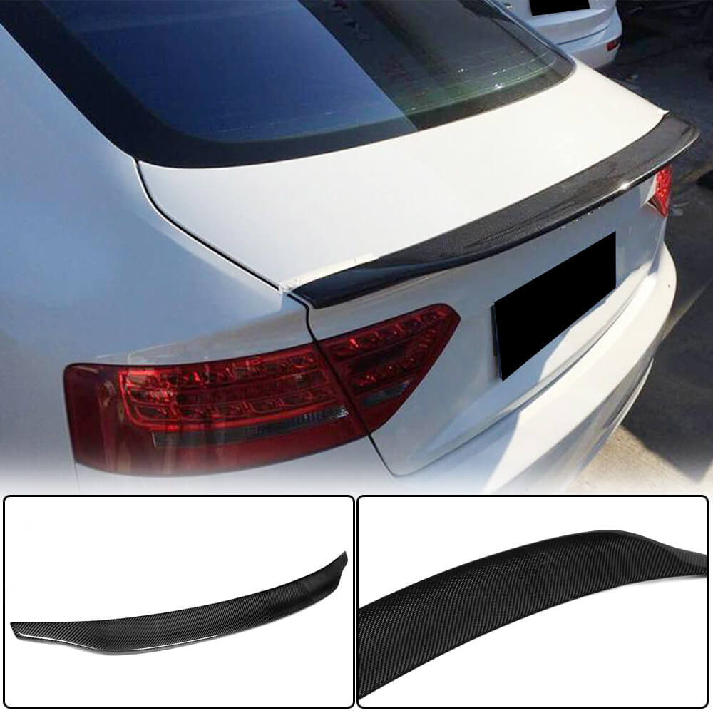 Audi A5 B8 B8.5 S5 Carbon Fiber Rear Trunk Spoiler | Exterior Mods