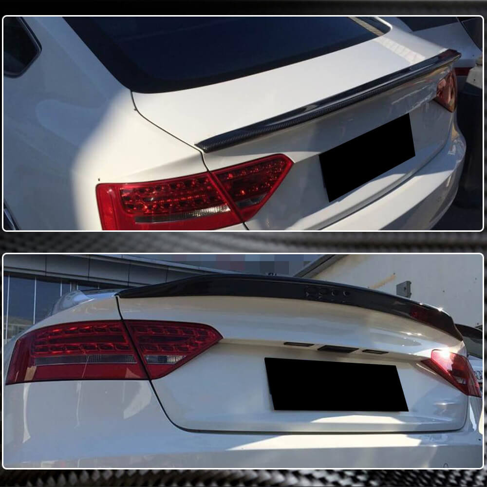 Audi A5 B8 B8.5 S5 Carbon Fiber Rear Trunk Spoiler | Exterior Mods