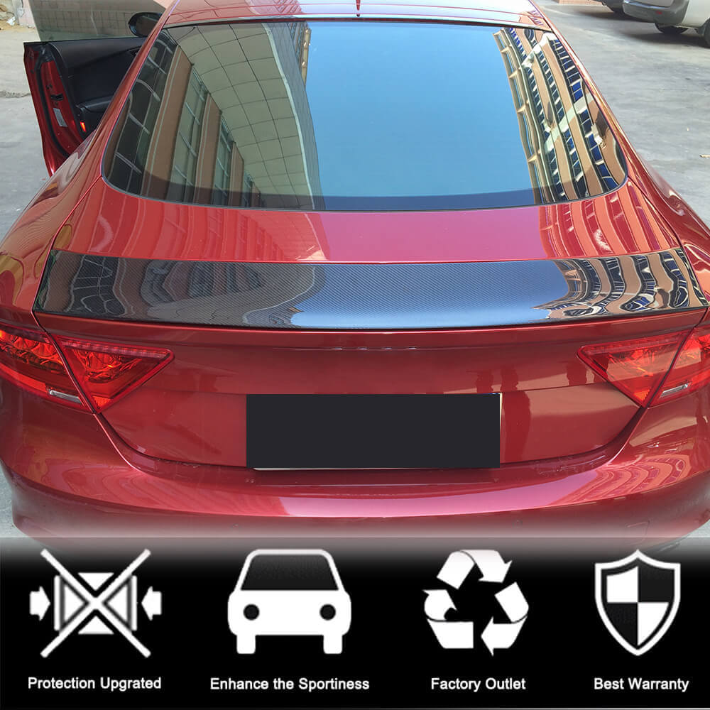 Audi A7 S7 RS7 Carbon Fiber Rear Trunk Spoiler|Ahacarbon
