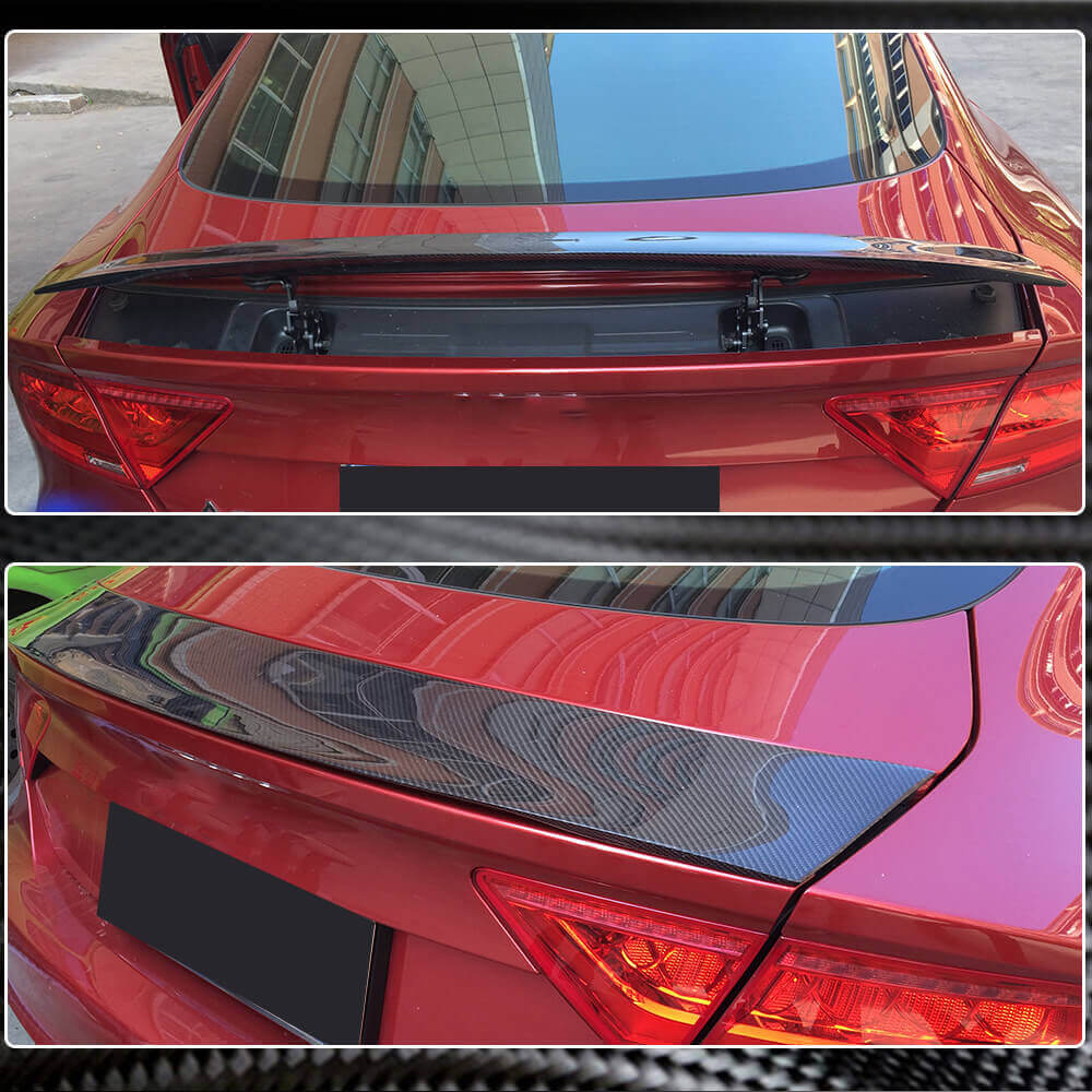 Audi A7 S7 RS7 Carbon Fiber Rear Trunk Spoiler|Ahacarbon