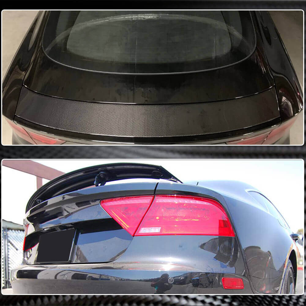 Audi A7 S7 RS7 Carbon Fiber Rear Trunk Spoiler|Ahacarbon