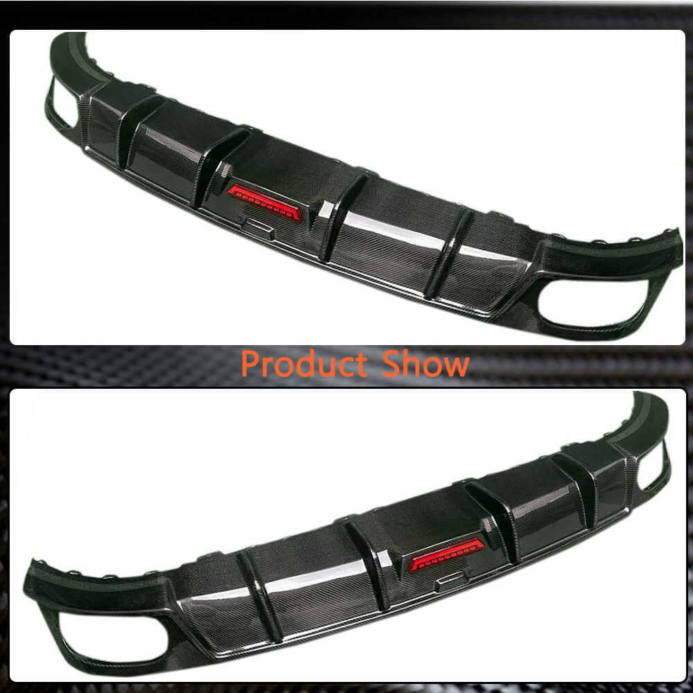 Audi A8 SQ8 Carbon Fiber Rear Bumper Diffuser Lip | Exterior ...