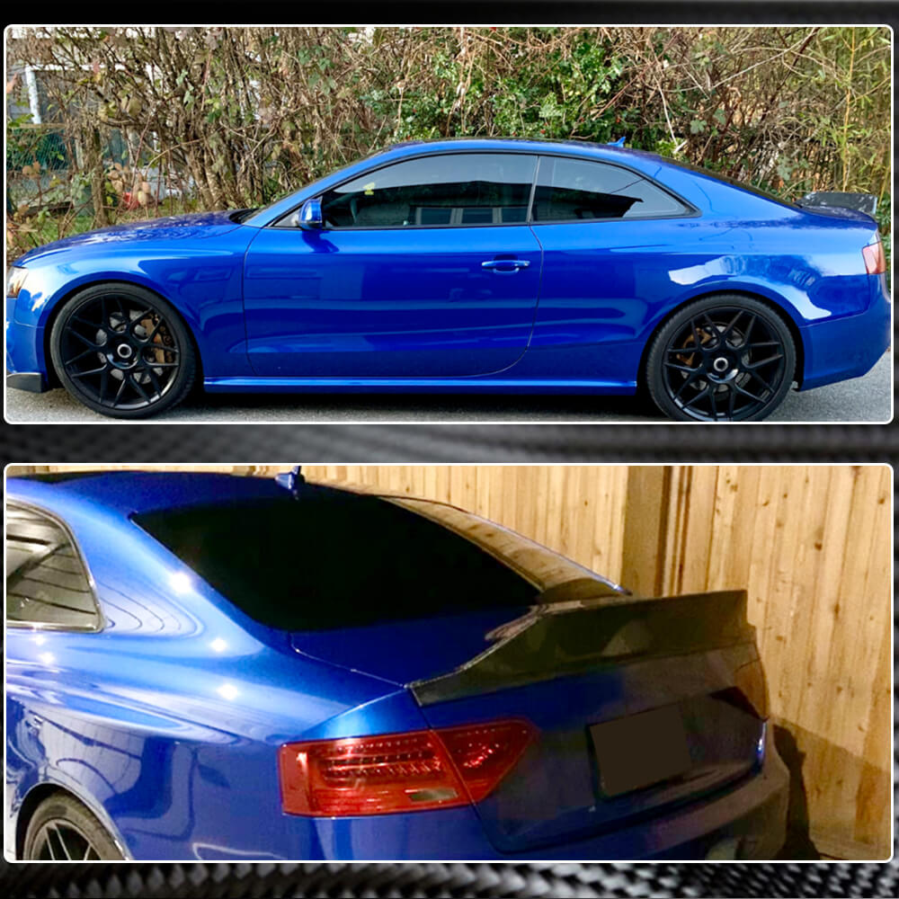 Audi RS5 B8.5 Carbon Fiber Rear Trunk Spoiler Wing Lip | Exterior Mods