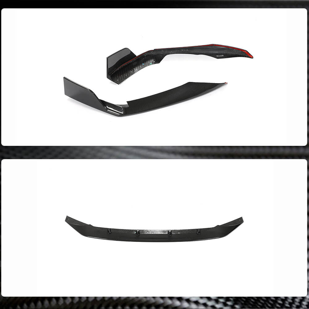 Audi RS6 C8 Dry Carbon Fiber Front Lip Spoiler Splitter | Exterior Mods