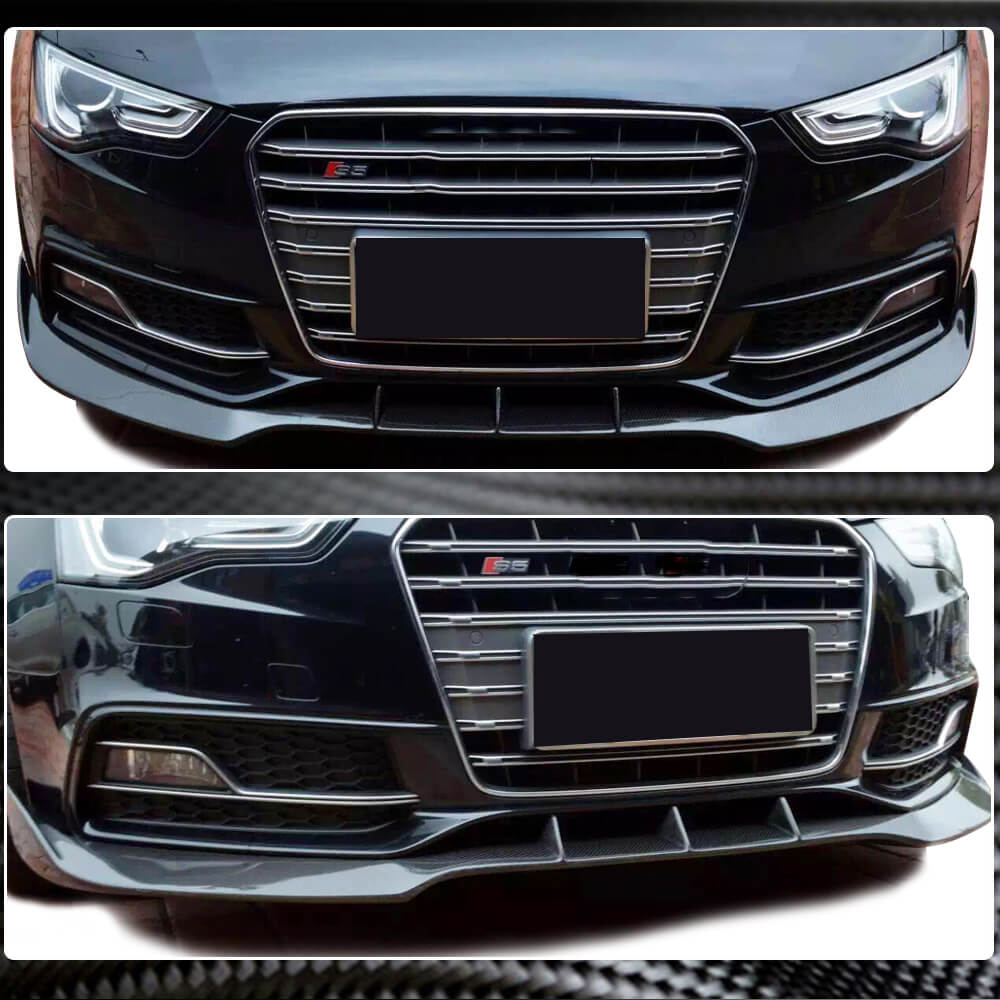 Audi S5 A5 B8.5 Sline Carbon Fiber Front Lip Spoiler | Exterior Mods