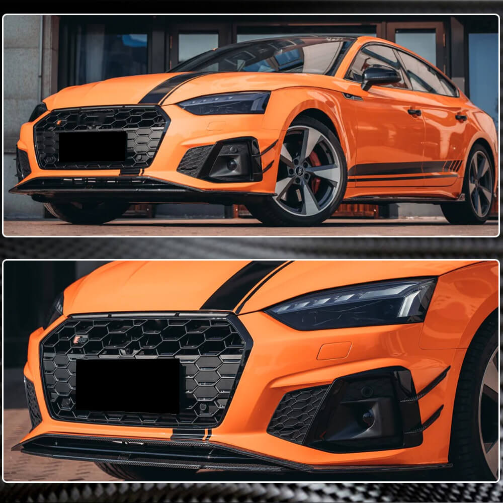 Audi S5 A5 Sline Dry Carbon Fiber Front Lip Spoiler | Exterior Mods ...