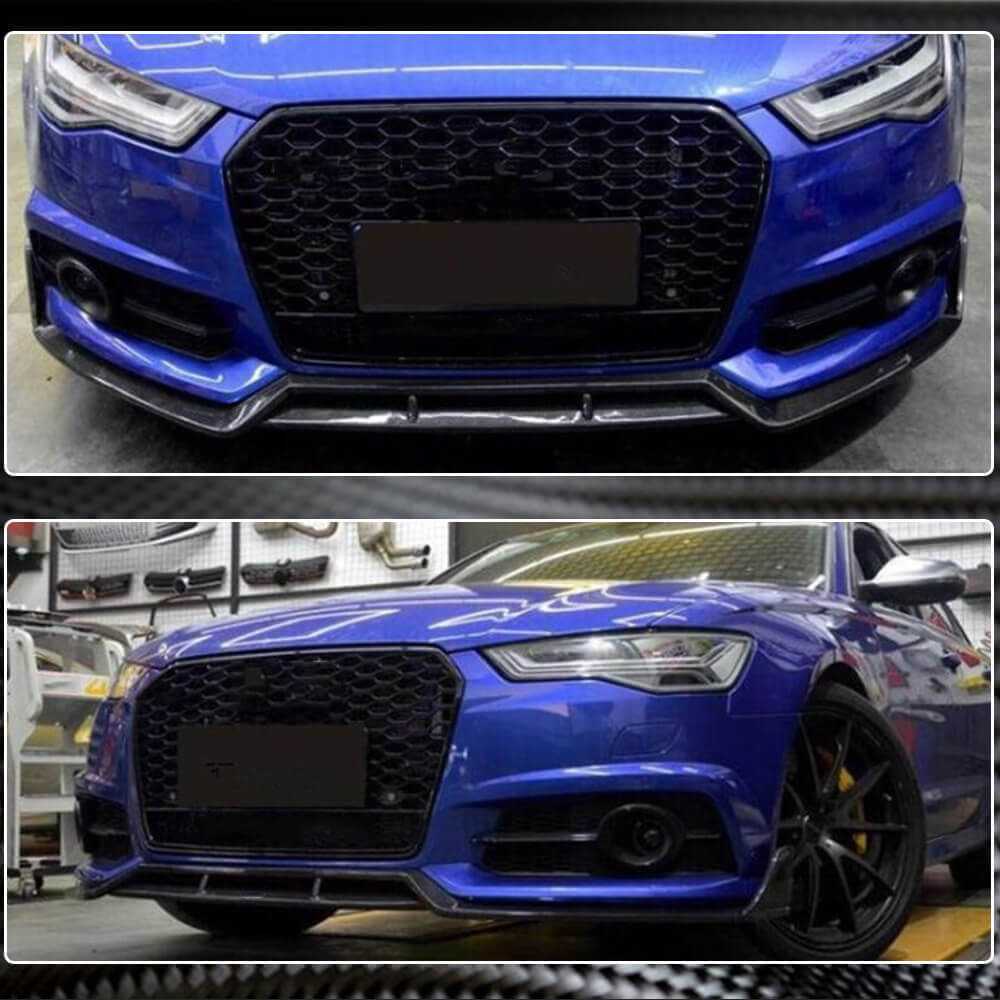 Audi S6 A6 Sline C7.5 Carbon Fiber Front Lip Spoiler | Exterior Mods ...