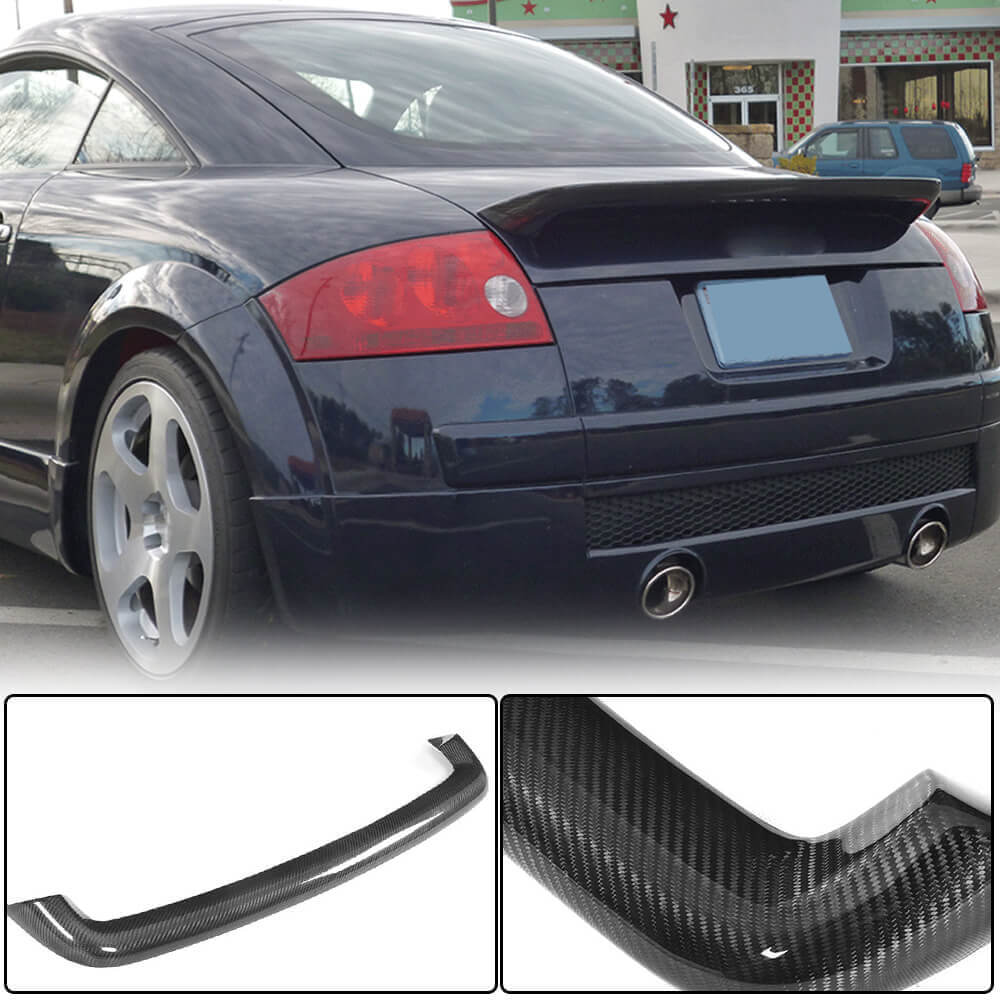 Audi TT MK1 Type 8N Carbon Fiber Rear Spoiler & Trunk Boot Wing Lip ...