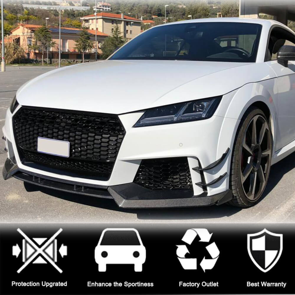 Audi TT RS 8S MK3 Carbon Fiber Front Bumper Lip | Customized Aero Kit ...