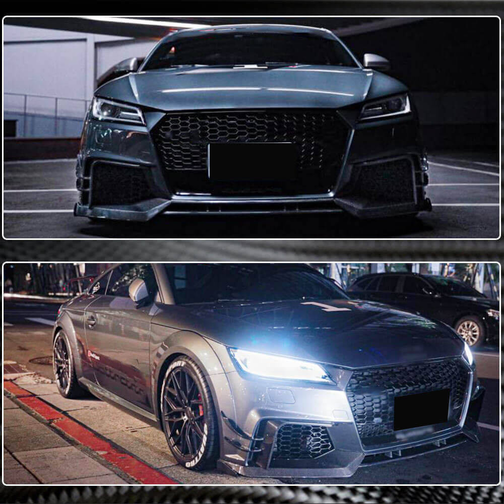 Audi TT RS 8S MK3 Carbon Fiber Front Bumper Lip | Customized Aero Kit ...