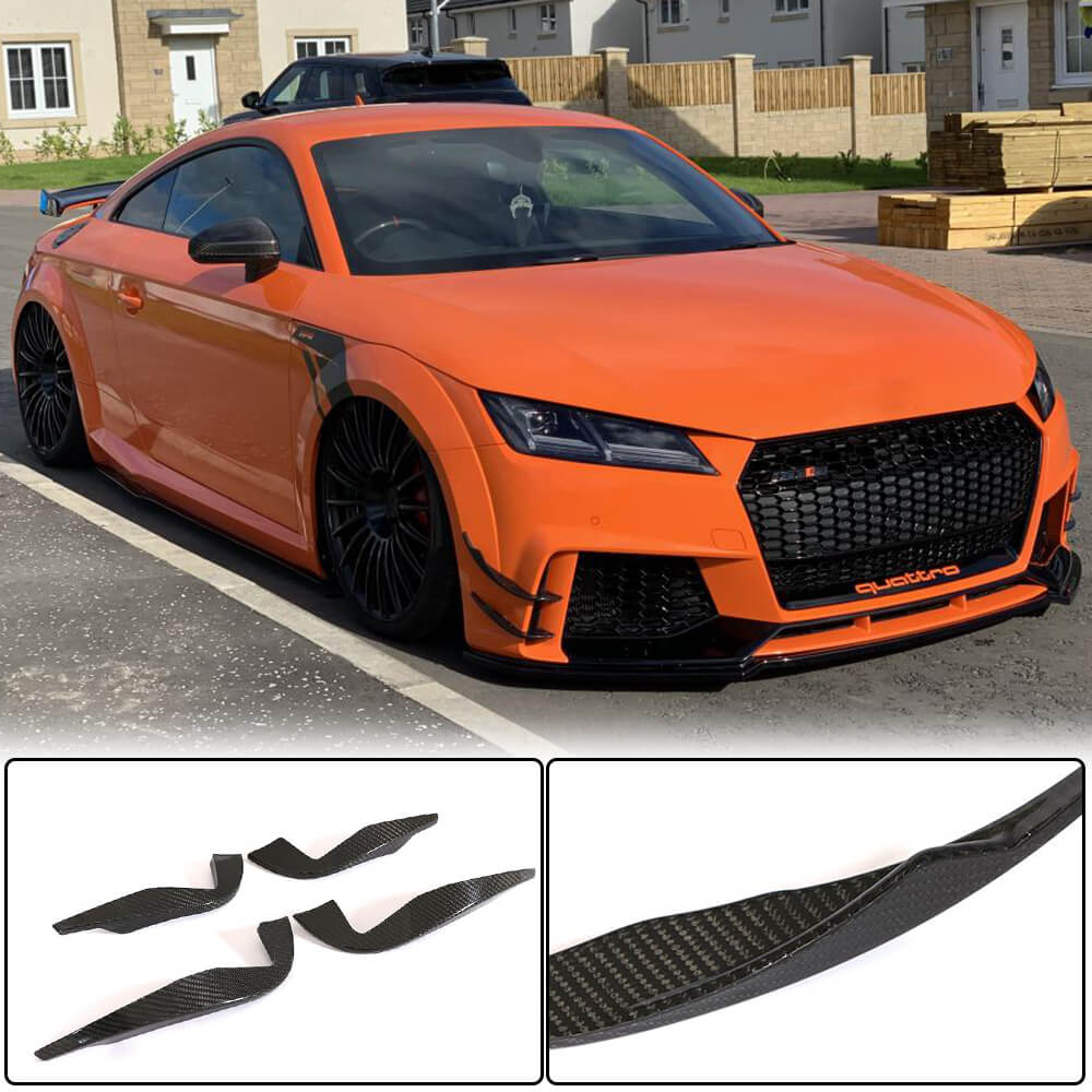 Audi TT RS Carbon Fiber Front Bumper Air Vent Fins | Exterior Mods ...