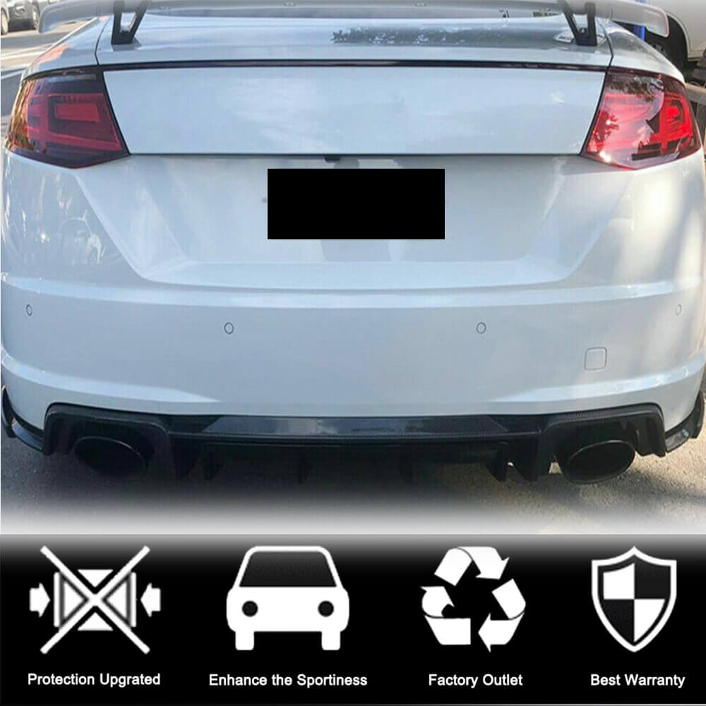 Audi TT RS MK3 Dry Carbon Fiber Rear Bumper Diffuser | Exterior Mods