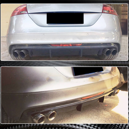 Audi TT/TTS (MK2/8J) Carbon Fiber Rear Bumper Diffuser Valance Lip