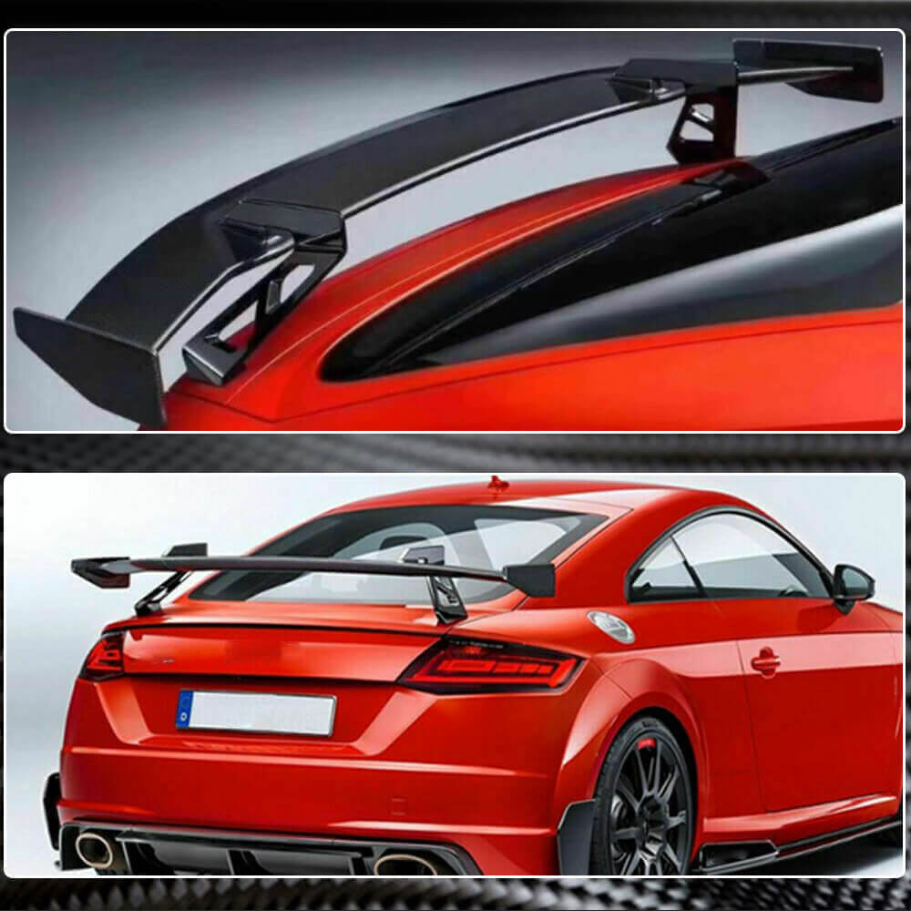 Audi TT TTS TTRS Dry Carbon Fiber Rear Trunk Spoiler | Exterior Mods