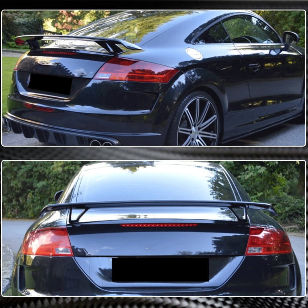 Audi TT TTS MK2 Carbon Fiber Rear Trunk Spoiler Wing | Exterior Mods ...