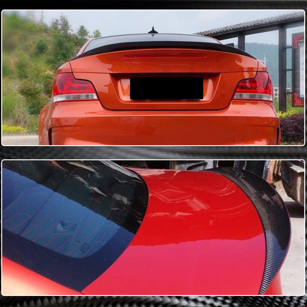 BMW 1 Series E82 1M Coupe 2008-2013 Rear Trunk Spoiler Carbon Fiber ...