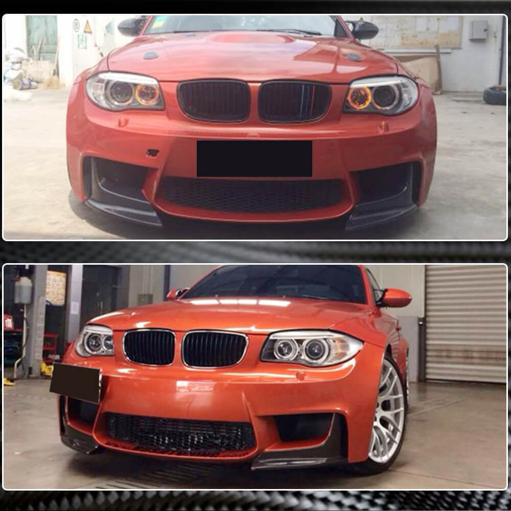 BMW E82 1M Performance Carbon Fiber Front Bumper Splitter Accessories ...
