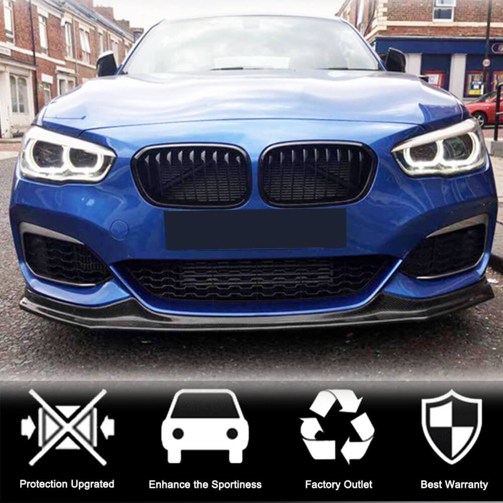 BMW F20 F21 M135i M140i Carbon Fiber Front Lip Spoiler | Exterior Mods