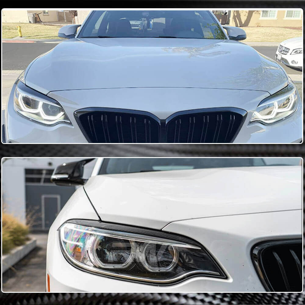 BMW F87 M2 F22 F23 Carbon Fiber Headlight Eyelids