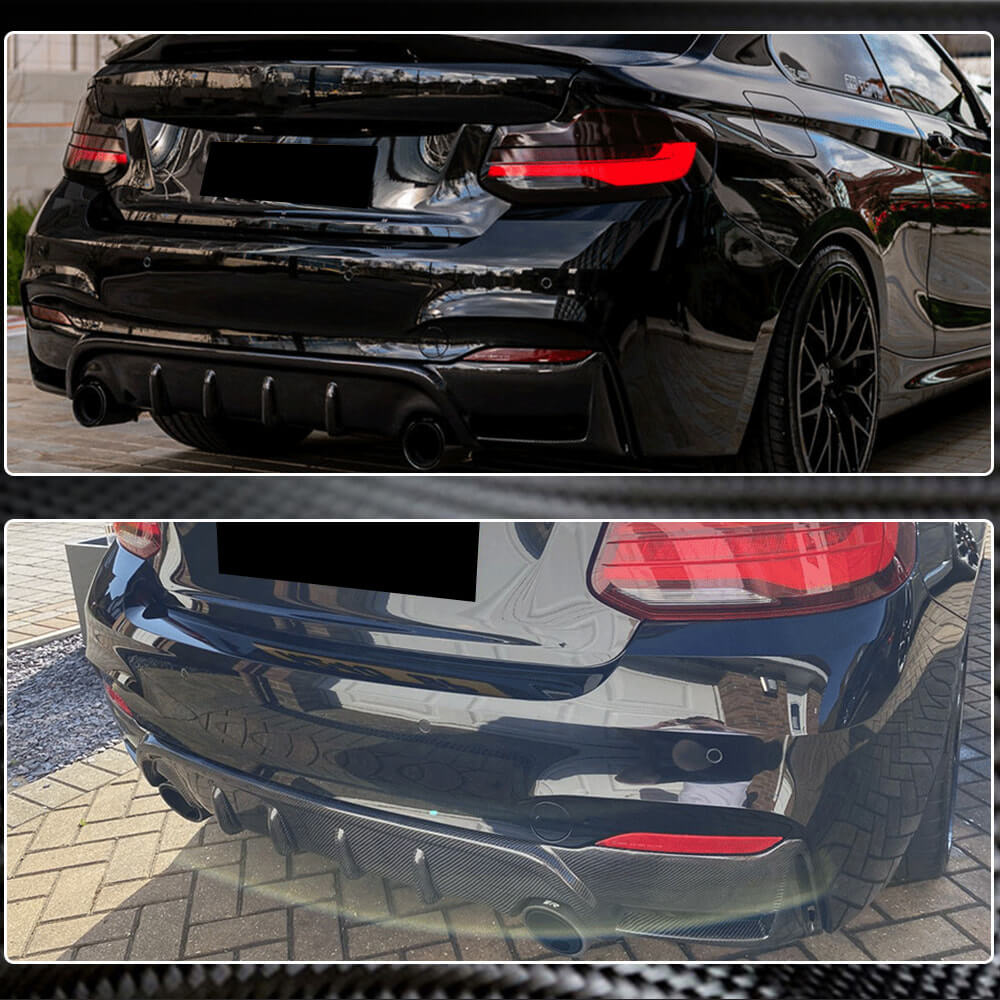 BMW F22 F23 M235i M240i Carbon Fiber/FRP Rear Diffuser Lip