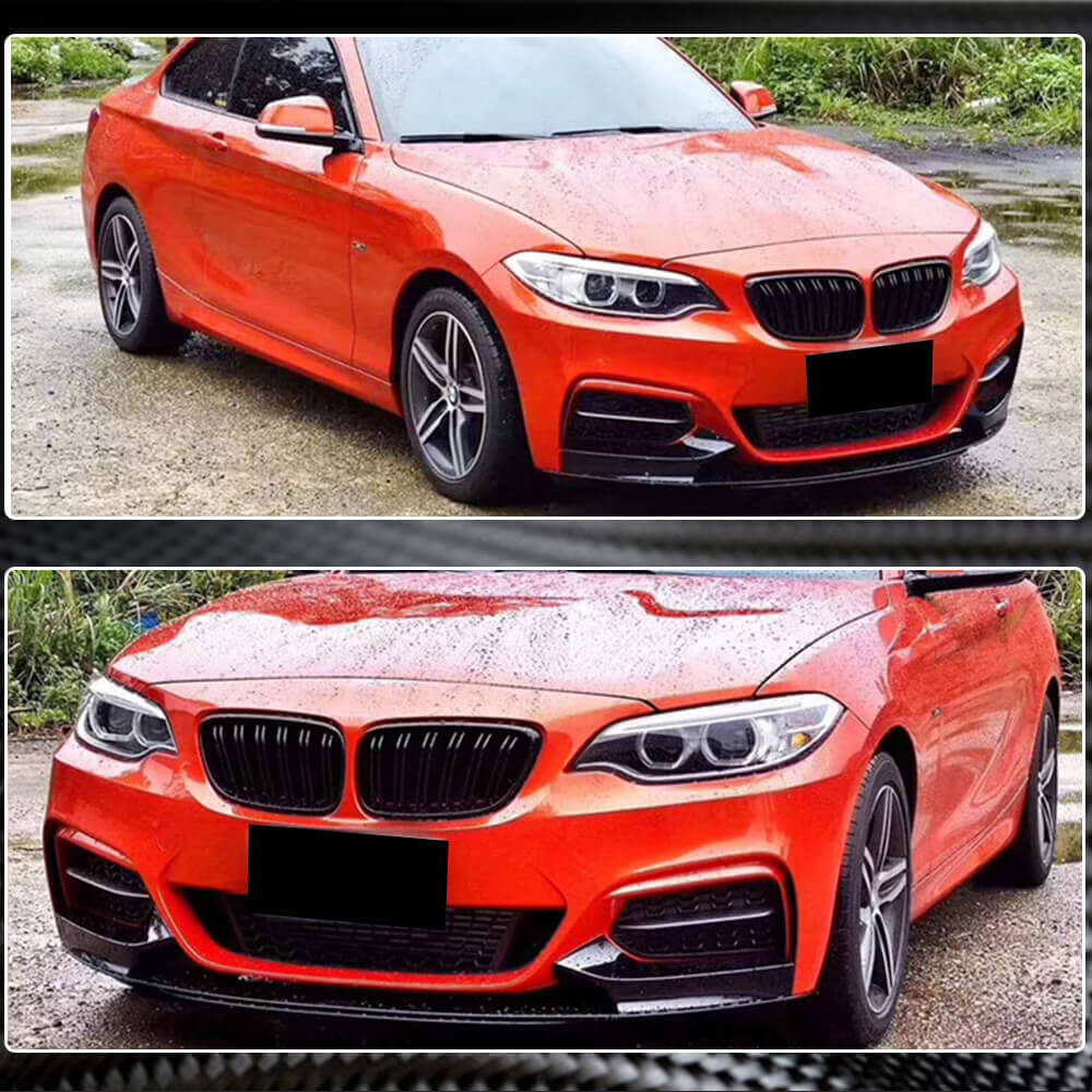 BMW F22 M235i M240i Carbon Fiber Bumper Lip Spoiler