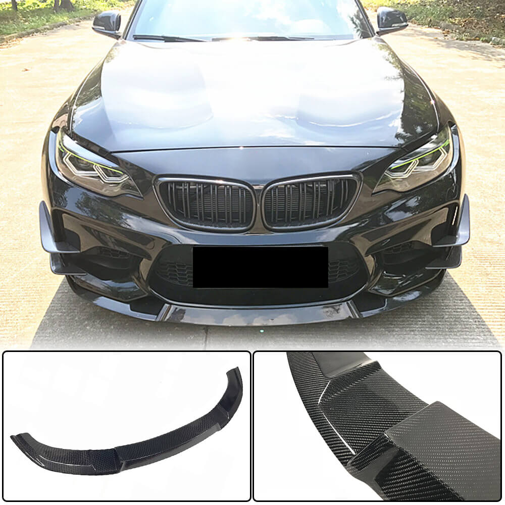 BMW F87 M2 Carbon Fiber Front Bumper Lip Spoiler | Exterior Accessories ...