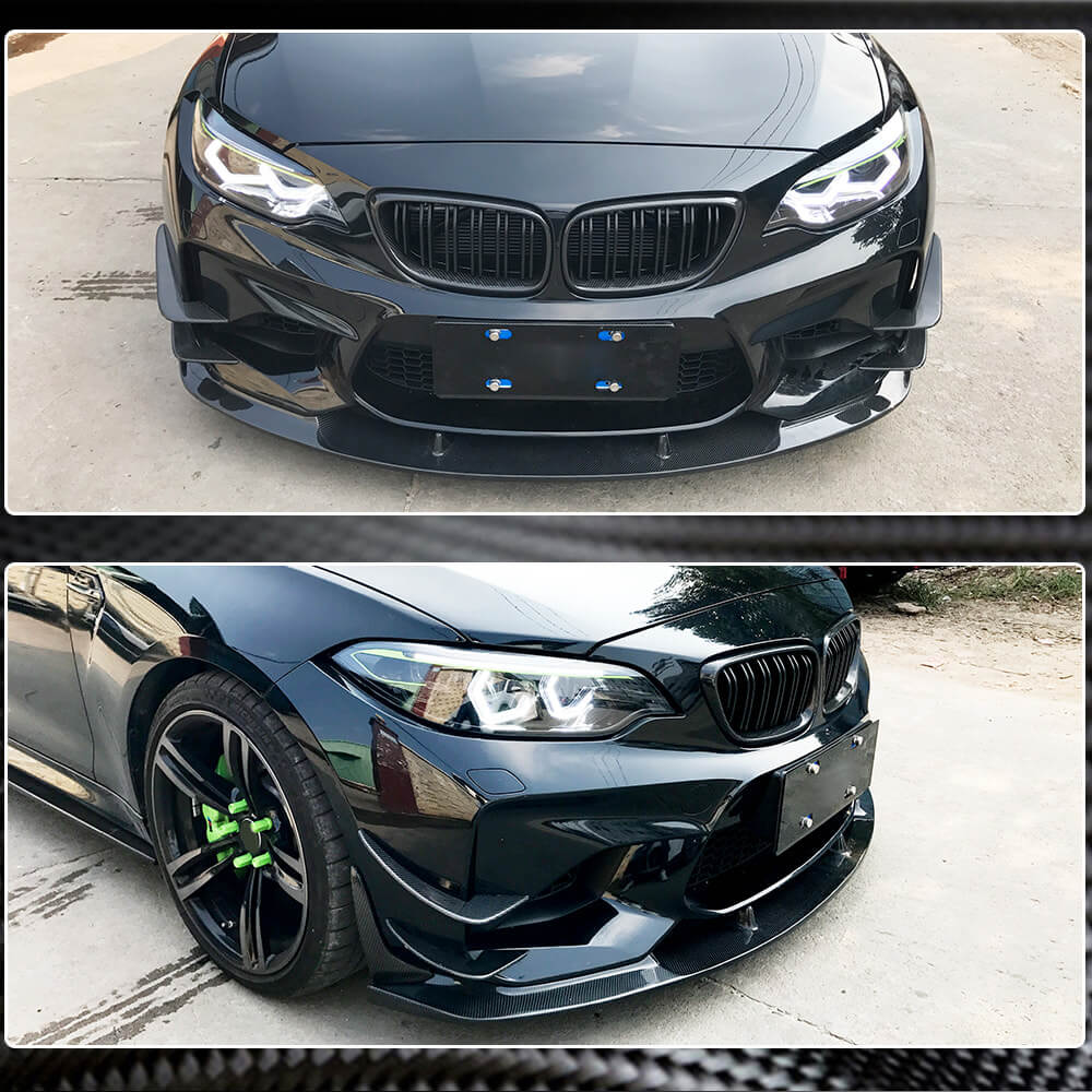 BMW F87 M2 Carbon Fiber Front Lip Spoiler | Exterior Accessories