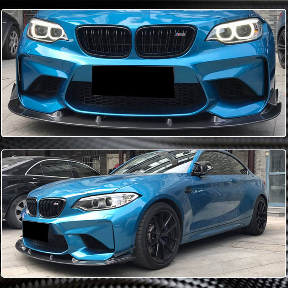 BMW F87 M2 Carbon Fiber Front Lip Spoiler Upgrade