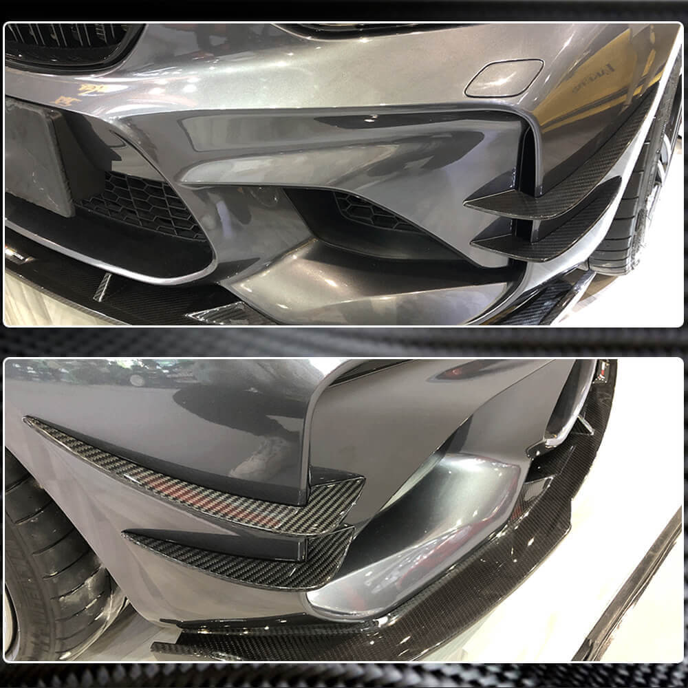 BMW F87 M2 Carbon Fiber Bumper Canards & Vents