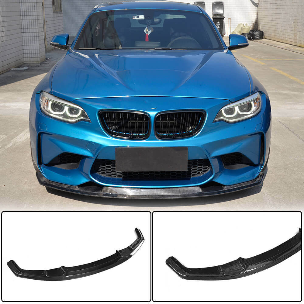 BMW F87 M2 Carbon Fiber Front Bumper Lip Spoiler | Exterior Accessories