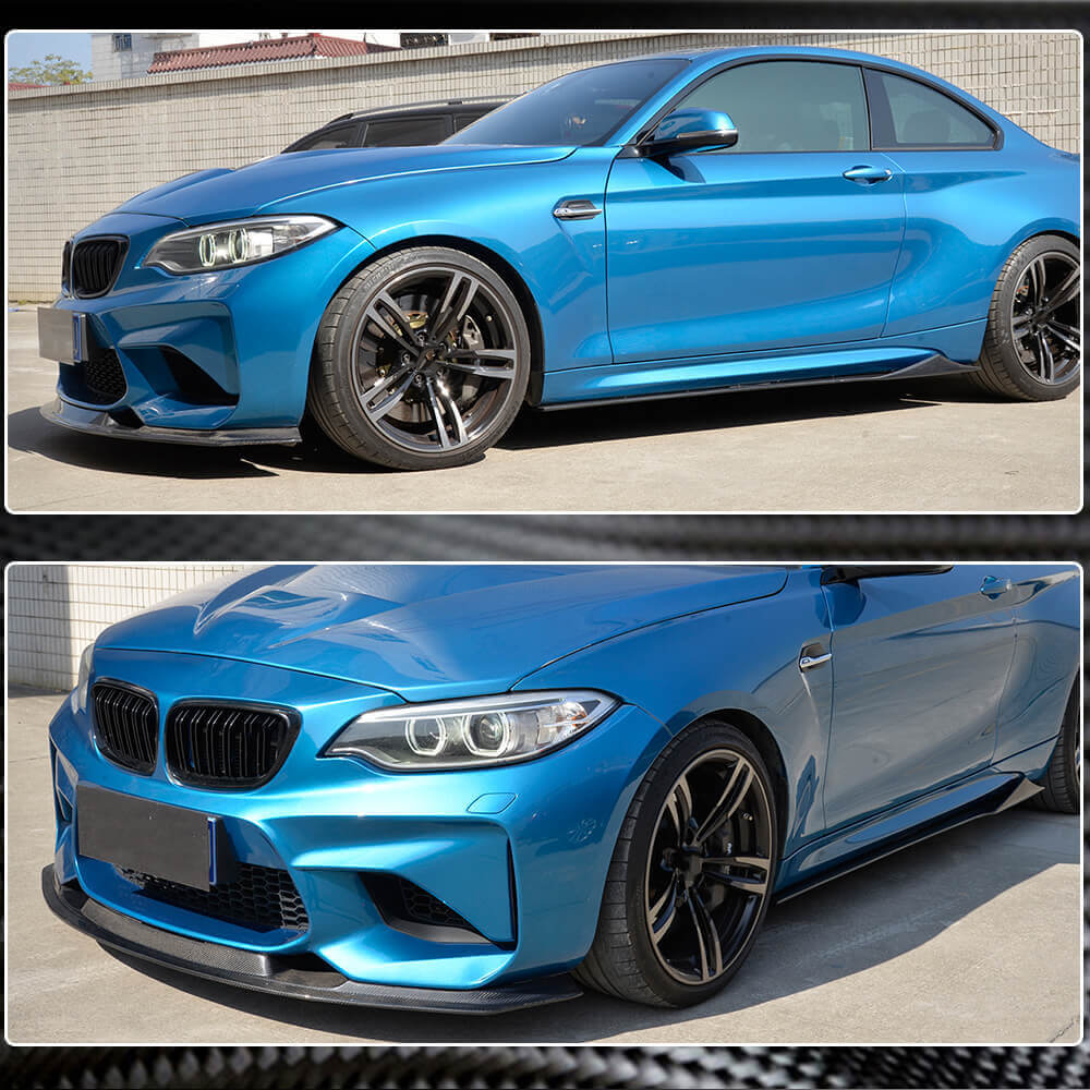 BMW F87 M2 Carbon Fiber Bumper Lip Spoiler