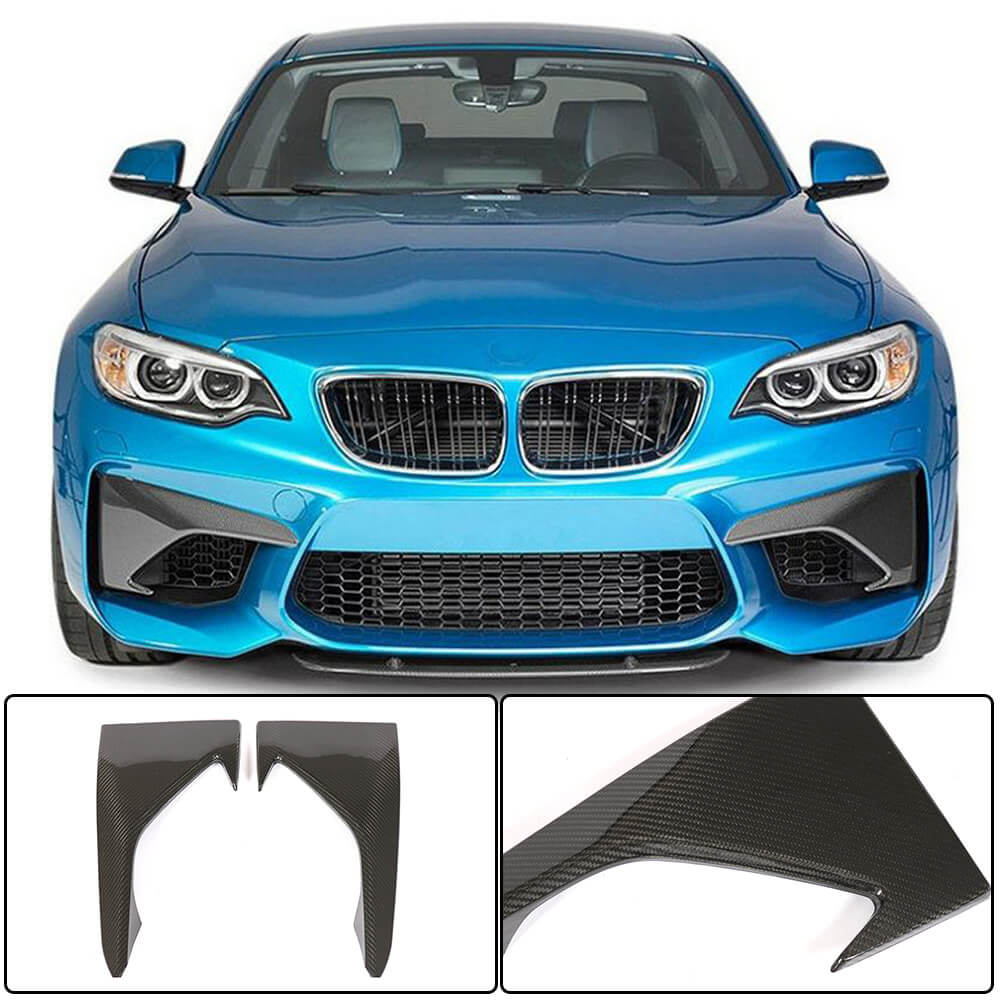 BMW F87 M2 Dry Carbon Fiber Front Bumper Air Vents | Exterior Mods ...