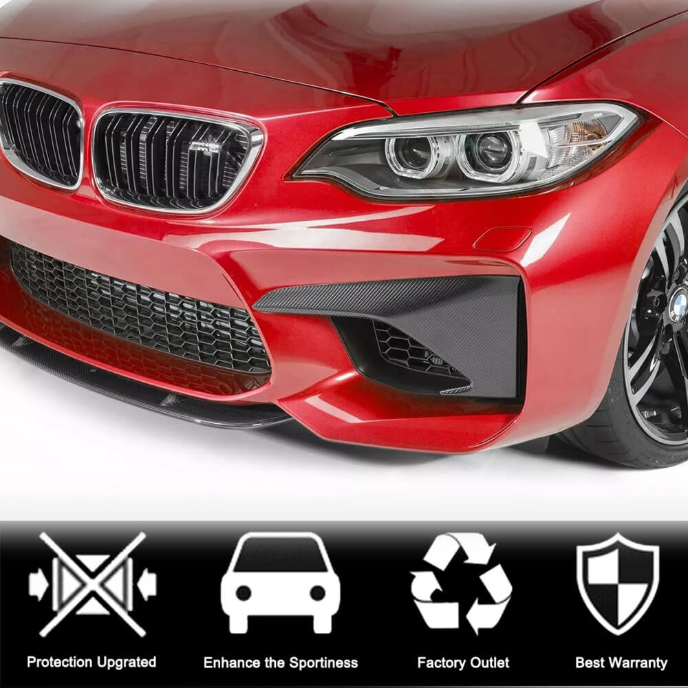 BMW F87 M2 Dry Carbon Fiber Front Bumper Air Vents | Exterior Mods ...