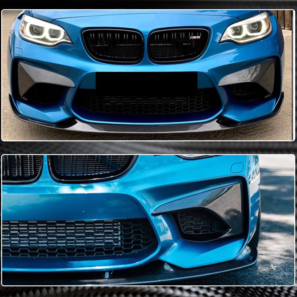 BMW F87 M2 Dry Carbon Fiber Front Bumper Air Vents | Exterior Mods ...