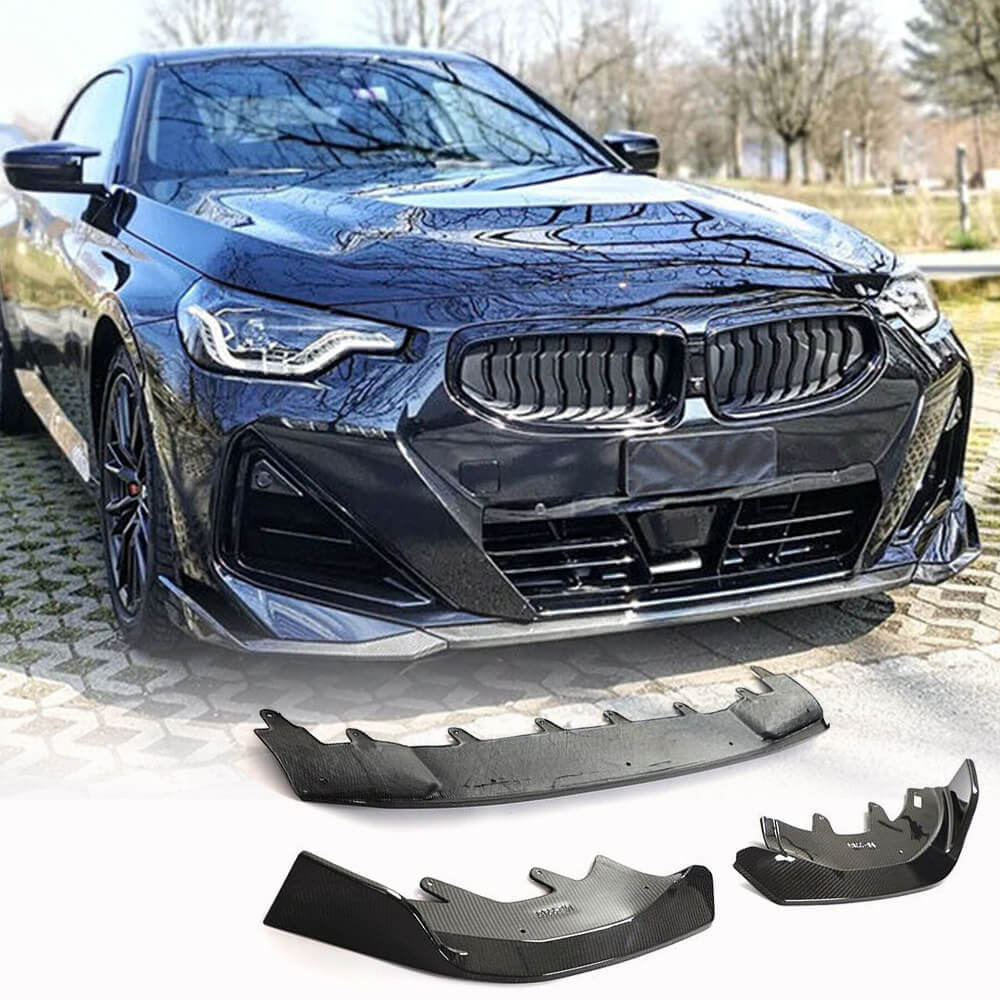 BMW G42 230i M Sport M240i Carbon Fiber Front Lip Spoiler Splitter ...