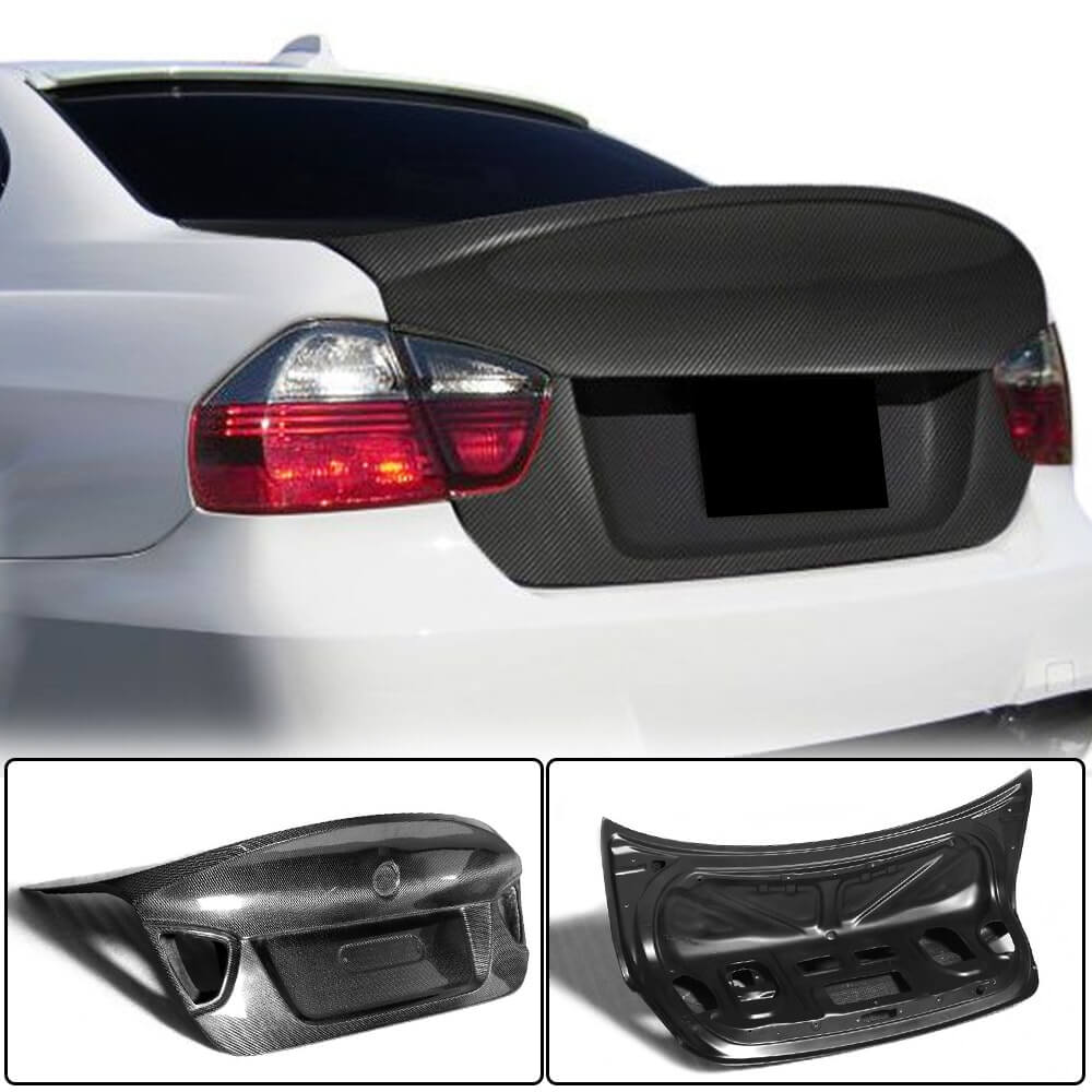 BMW E90 M3 CLS Style Carbon Fiber Rear Trunk Lid Cover | Exterior Mods ...