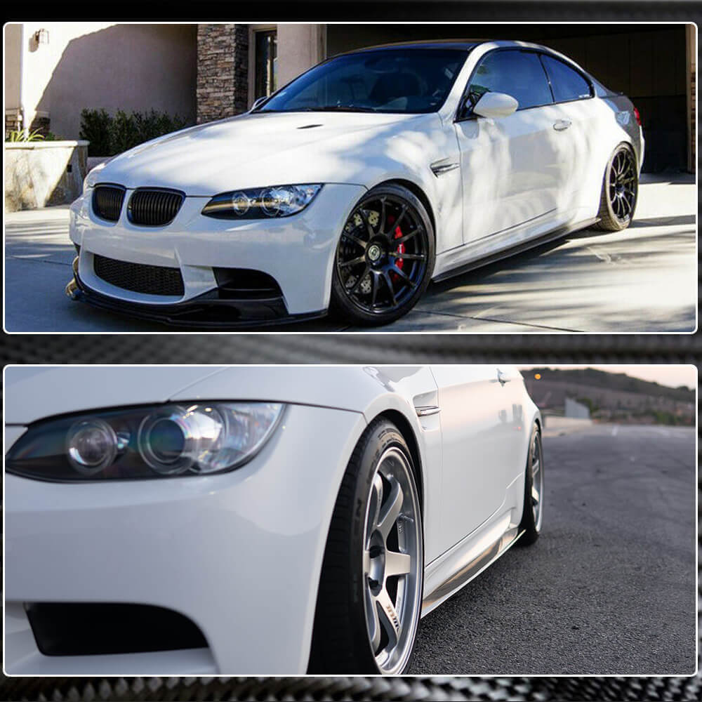 BMW E92 E93 M3 Carbon Fiber Side Skirts Extension Lip | Exterior Mods ...