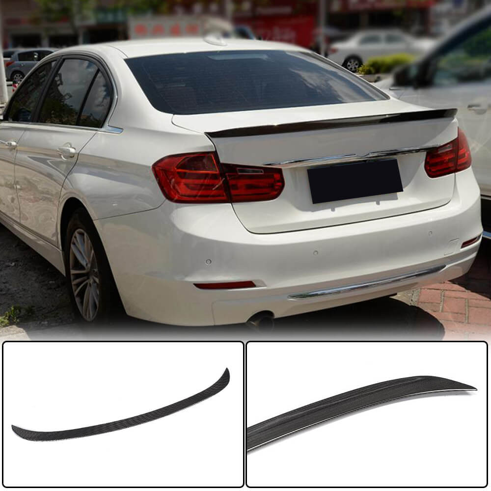 BMW F30 F80 M3 Carbon Fiber Rear Trunk Spoiler Wing | Exterior Mods
