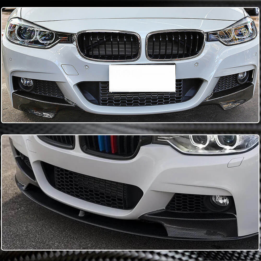 BMW F30 M Sport Carbon Fiber Front Bumper Splitter | Exterior Mods ...